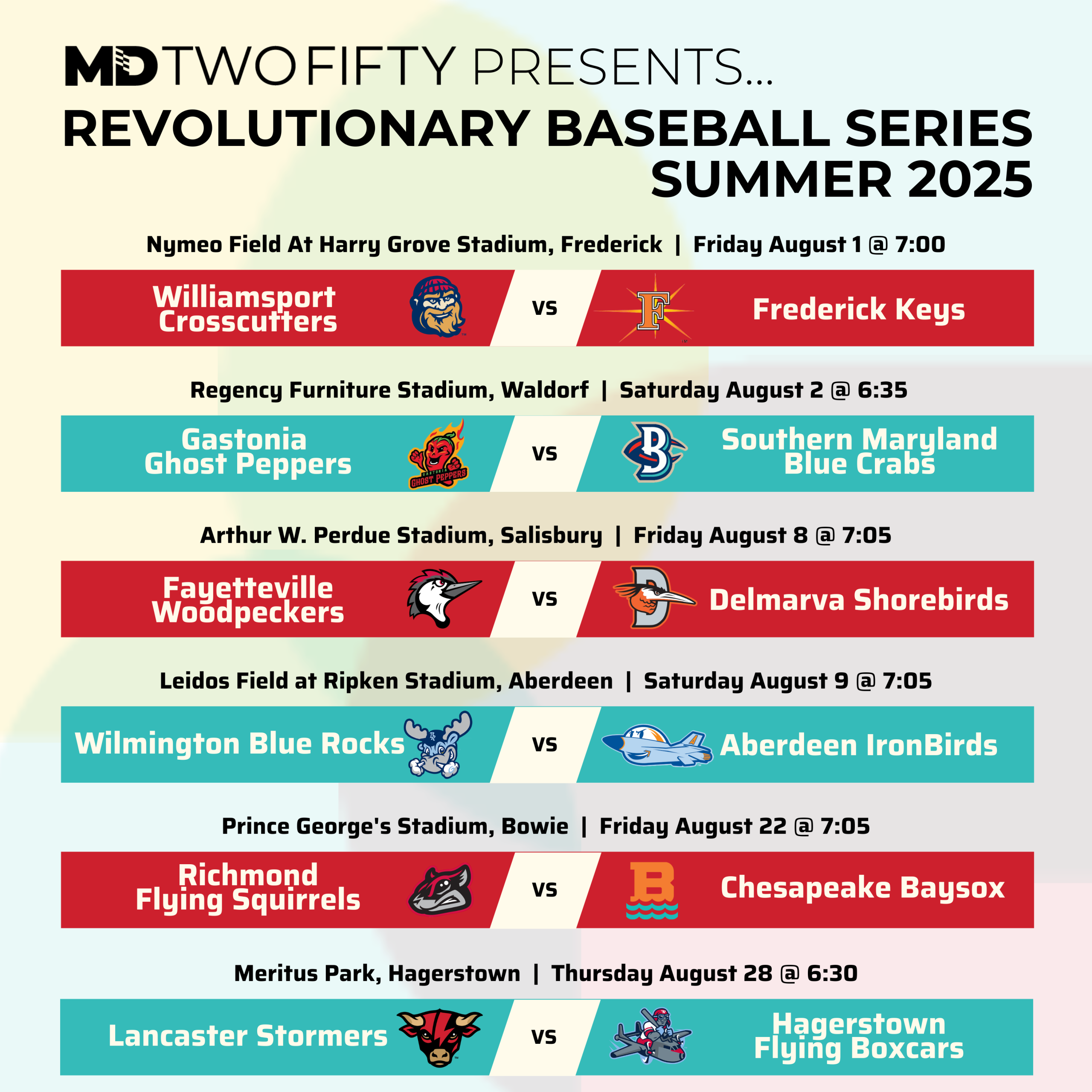 Revolutionary Baseball | MD 250